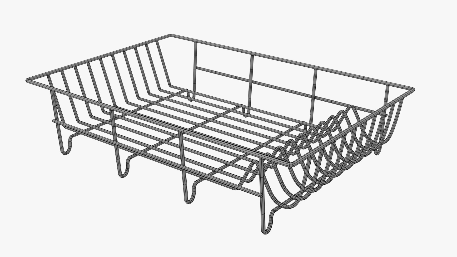 3D Model Dish Rack - TurboSquid 1557479