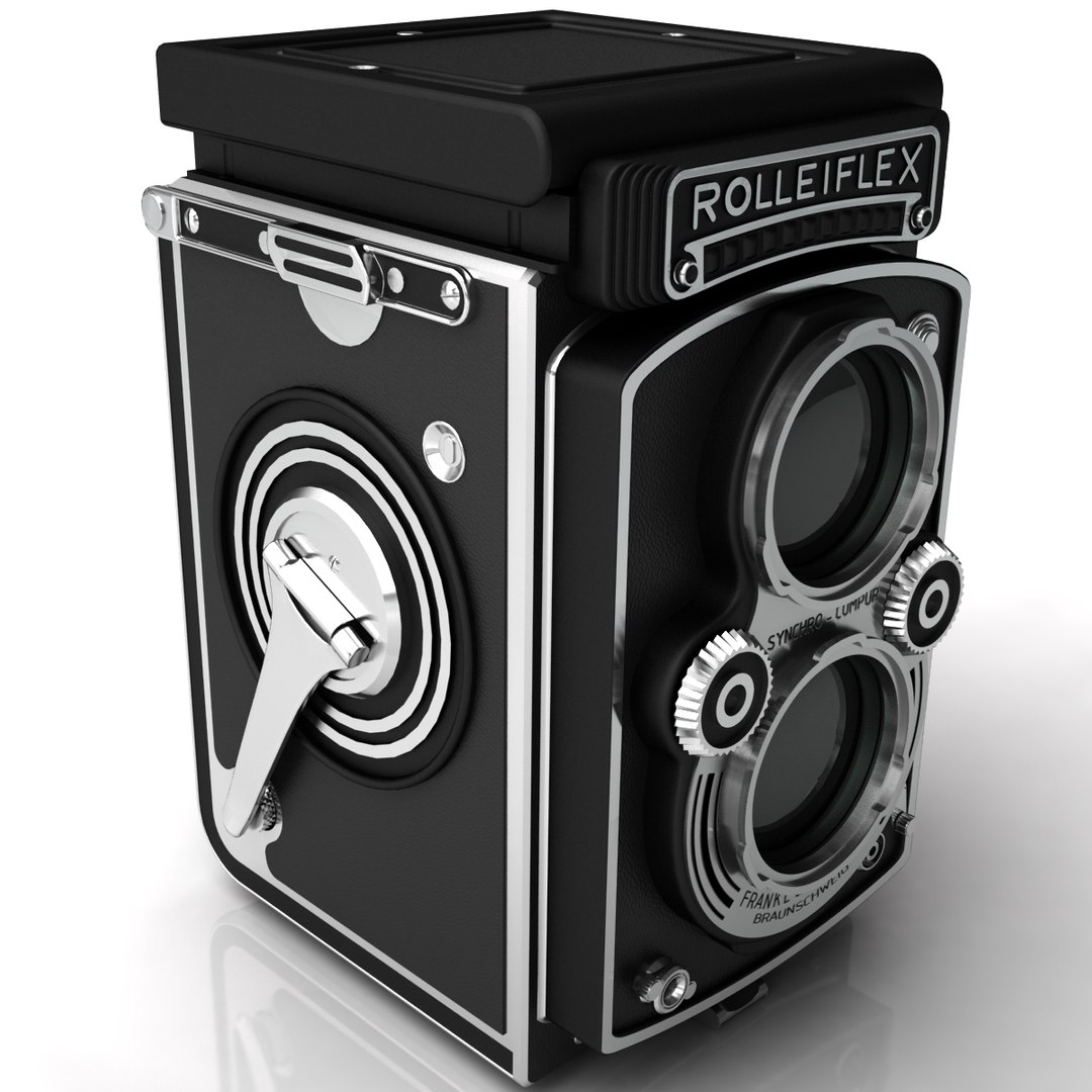 Rolleiflex Camera 3d Model