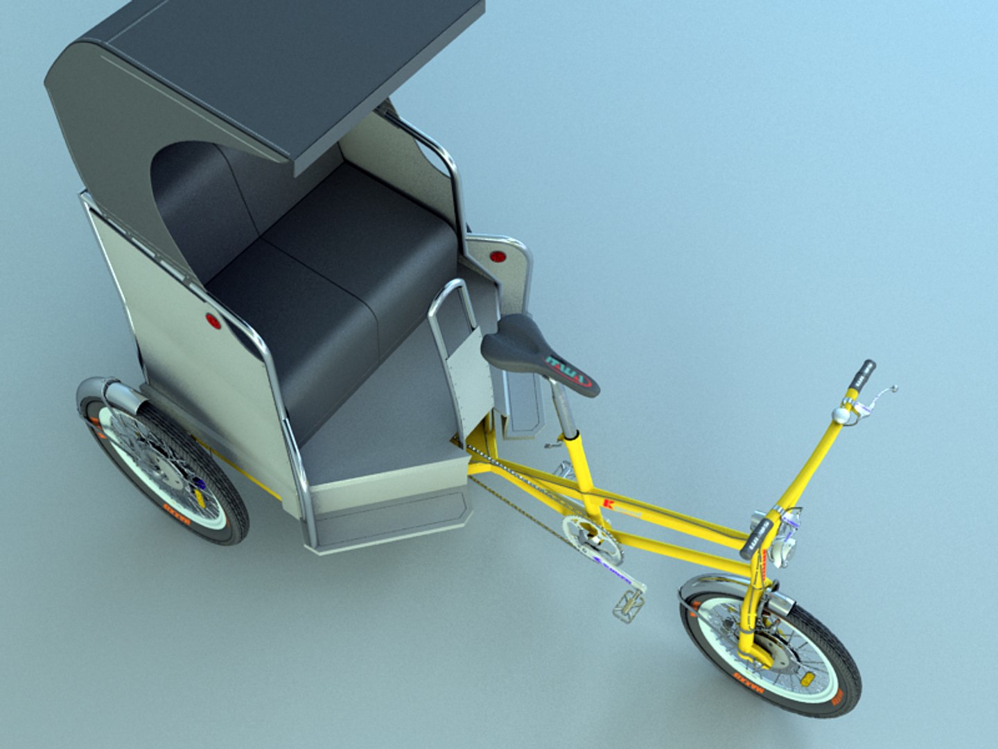 3d Obj Rickshaw