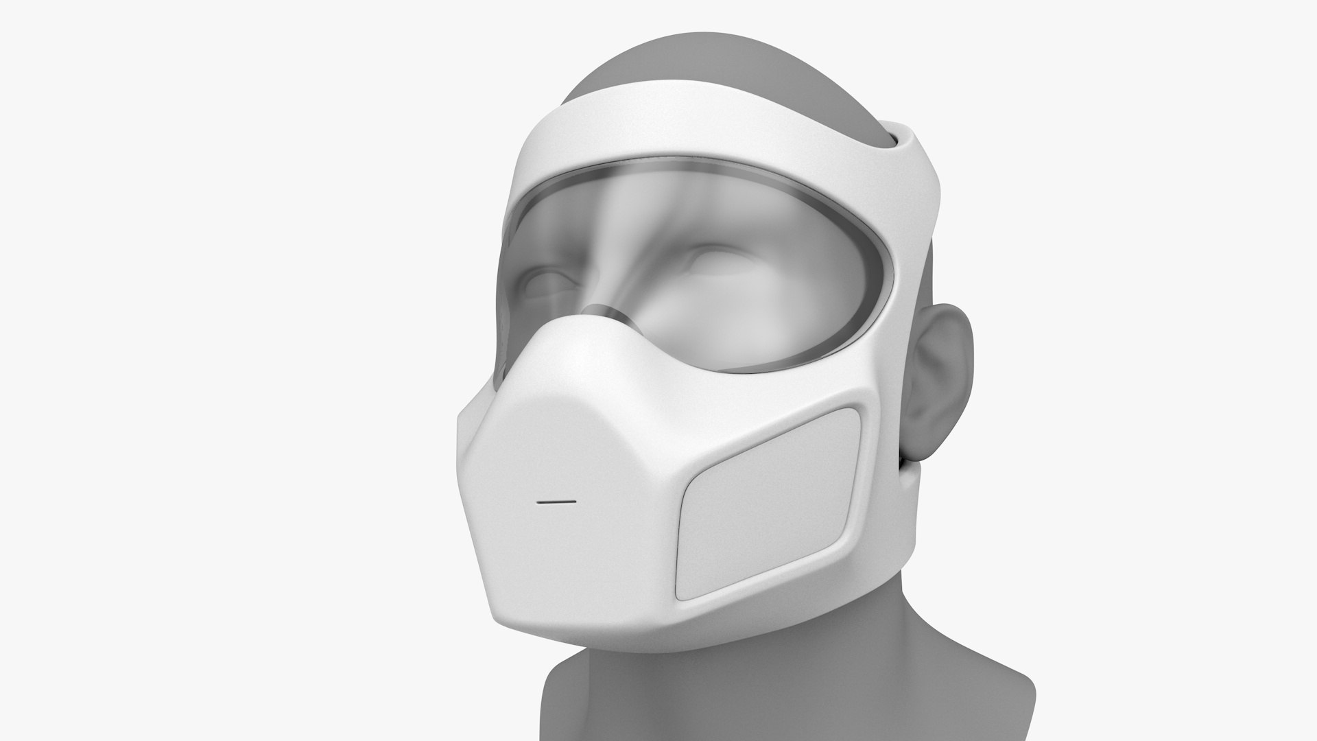 3D respirator mask - TurboSquid 1647839