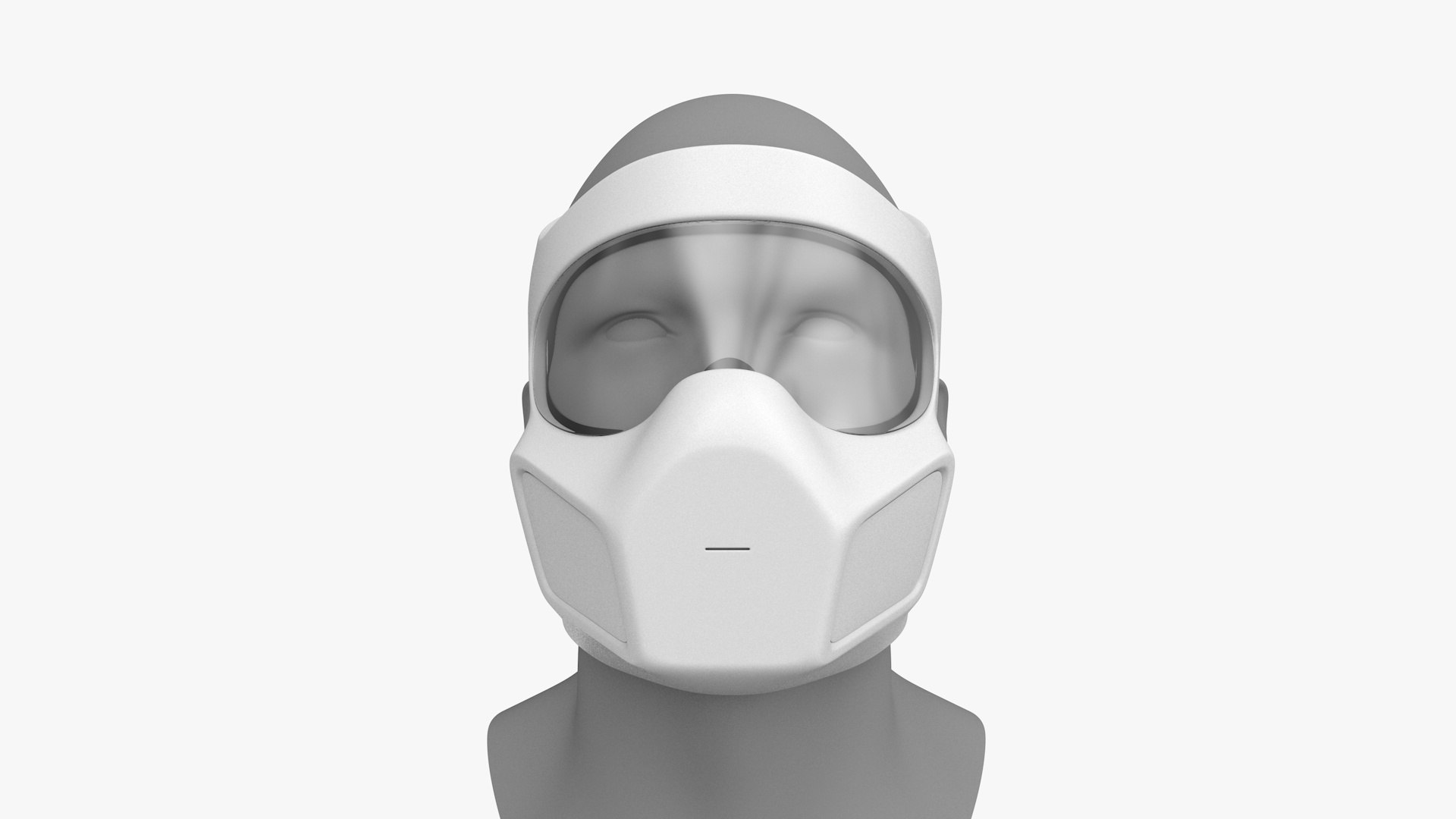 3D respirator mask - TurboSquid 1647839