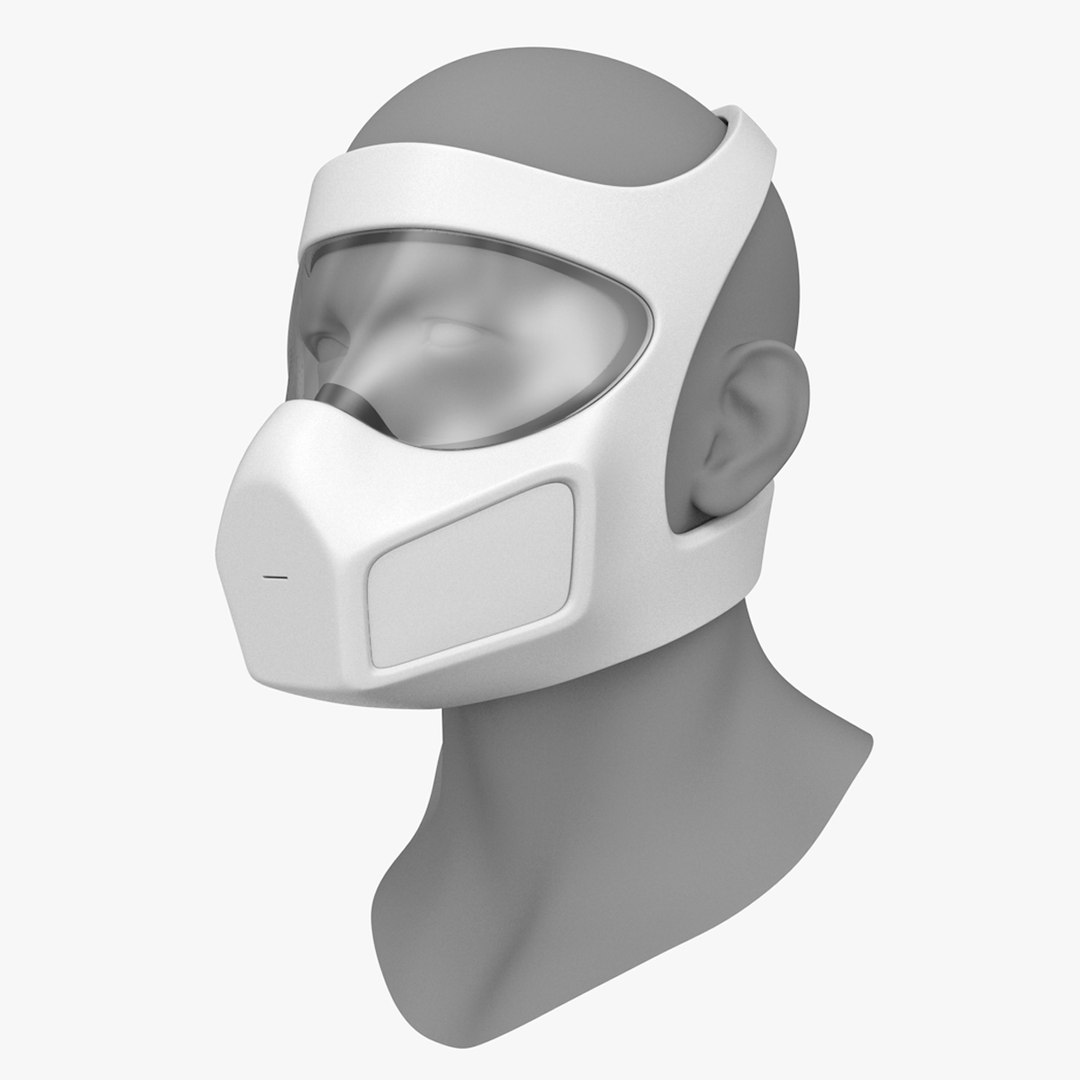 3D respirator mask - TurboSquid 1647839