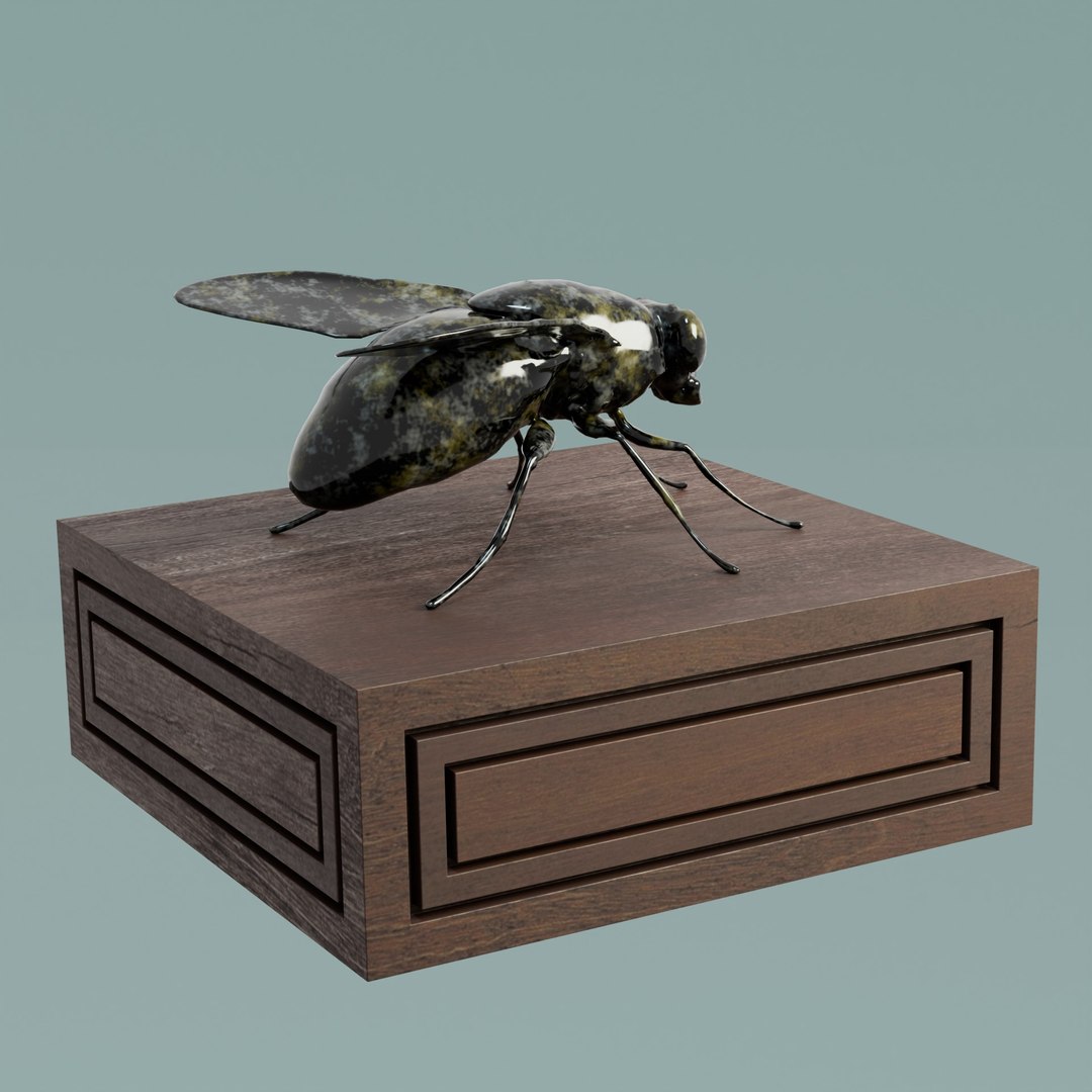 House Decoration Fly Bug Statue 3D - TurboSquid 2307364