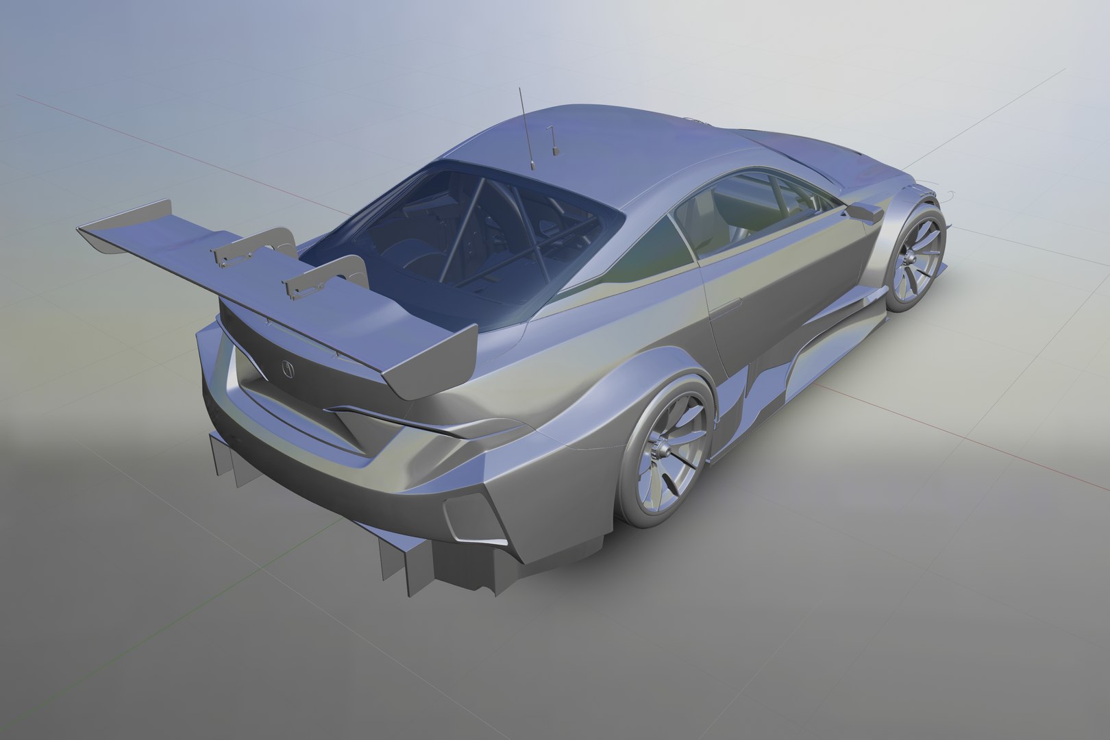 3D Acura Integra Concept GT3 2023 Model - TurboSquid 1998044