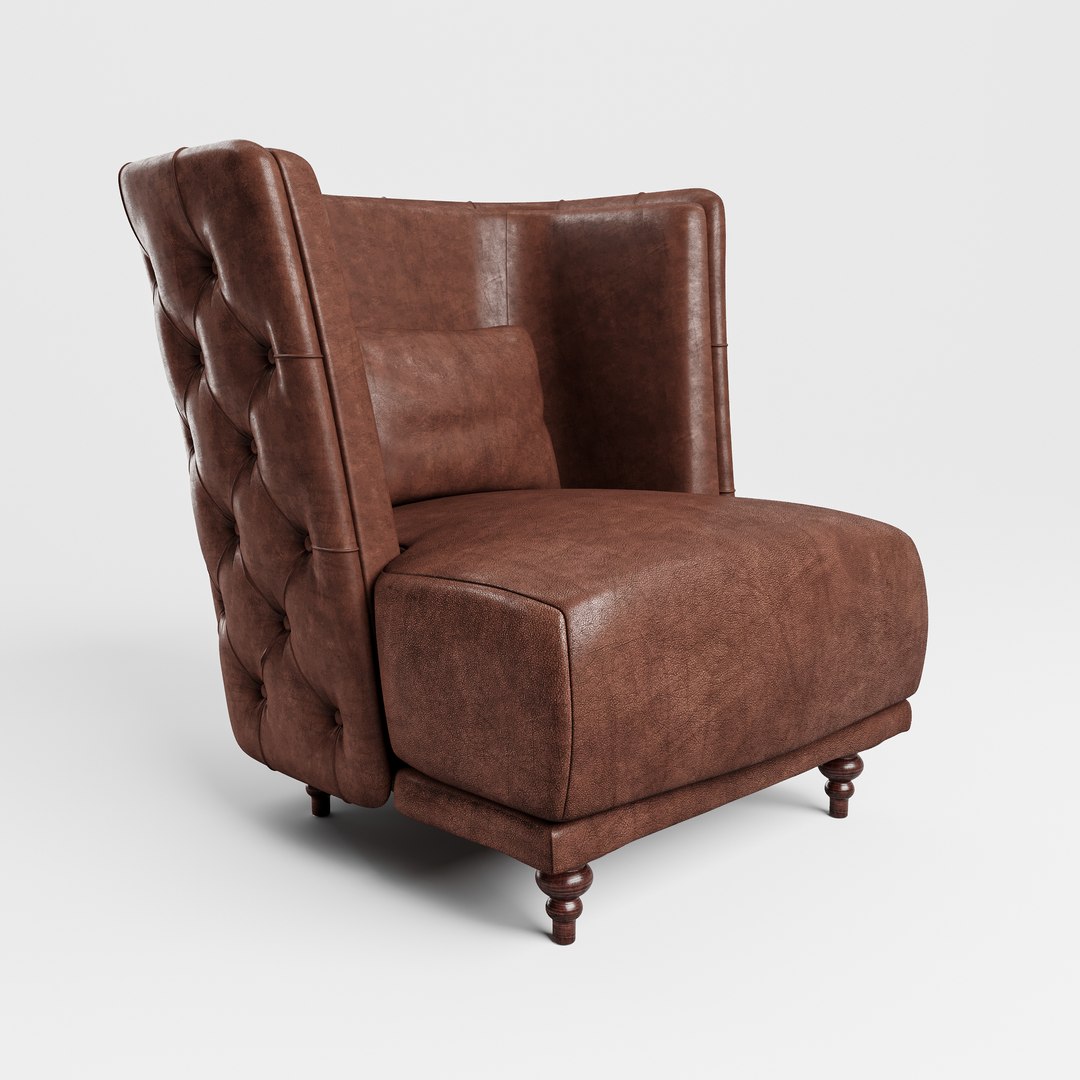 Chester Armchair 3D Model - TurboSquid 1521475