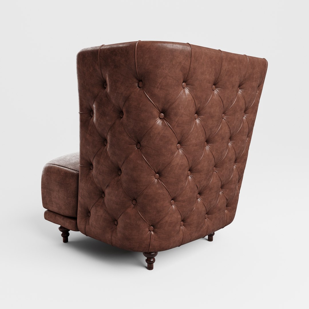 Chester Armchair 3D Model - TurboSquid 1521475