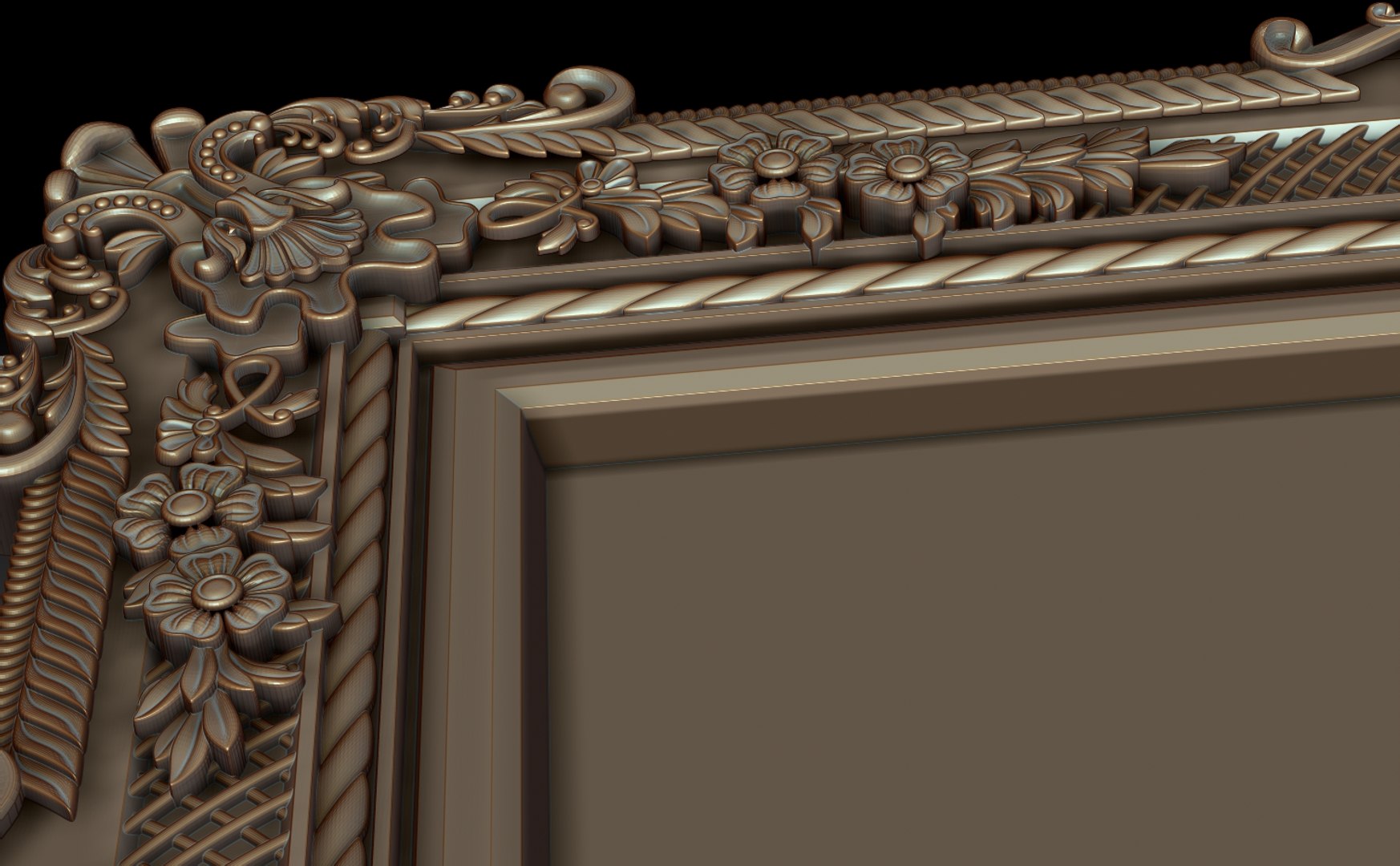 decorative frame 3d model