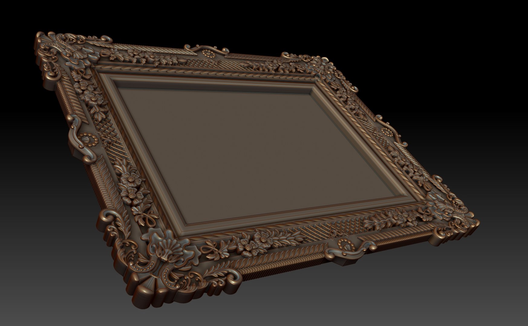 decorative frame 3d model