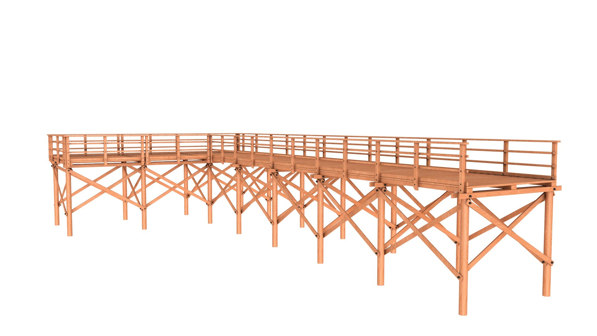 3D Pier Model - TurboSquid 1852524