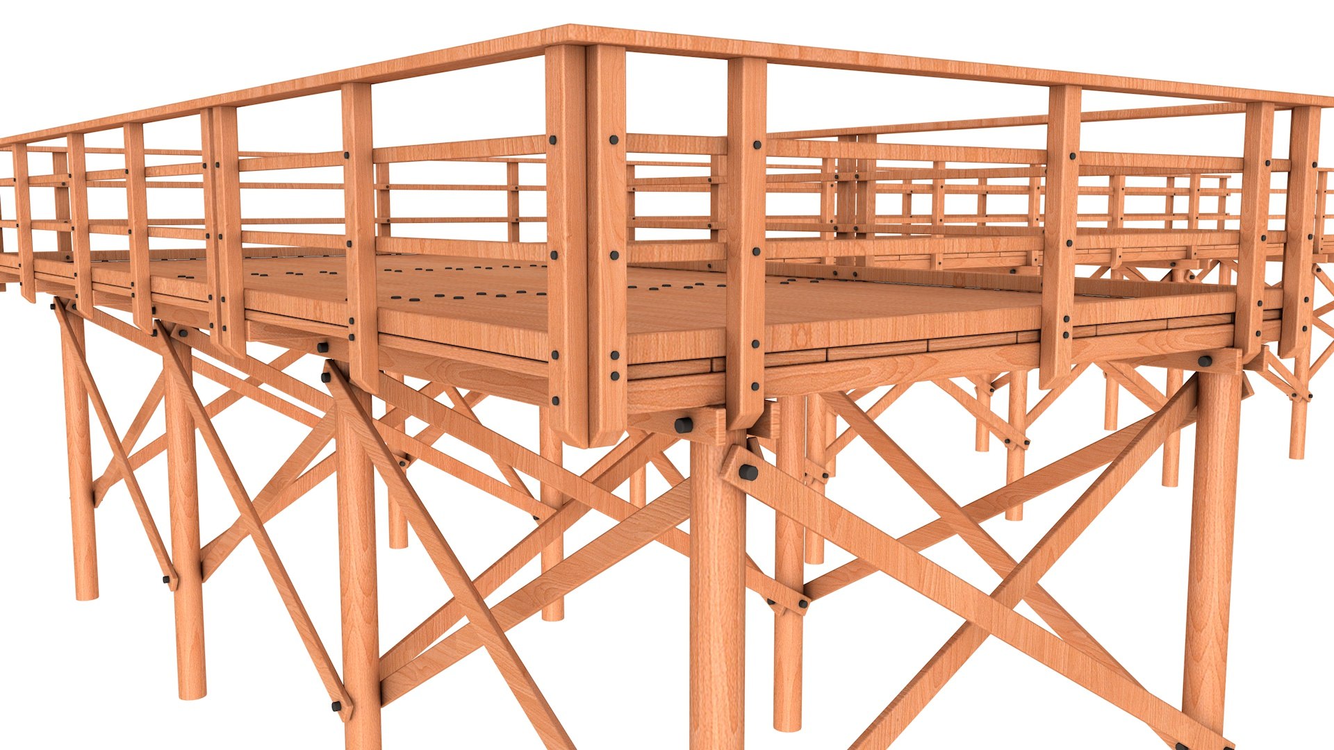 3D Pier Model - TurboSquid 1852524