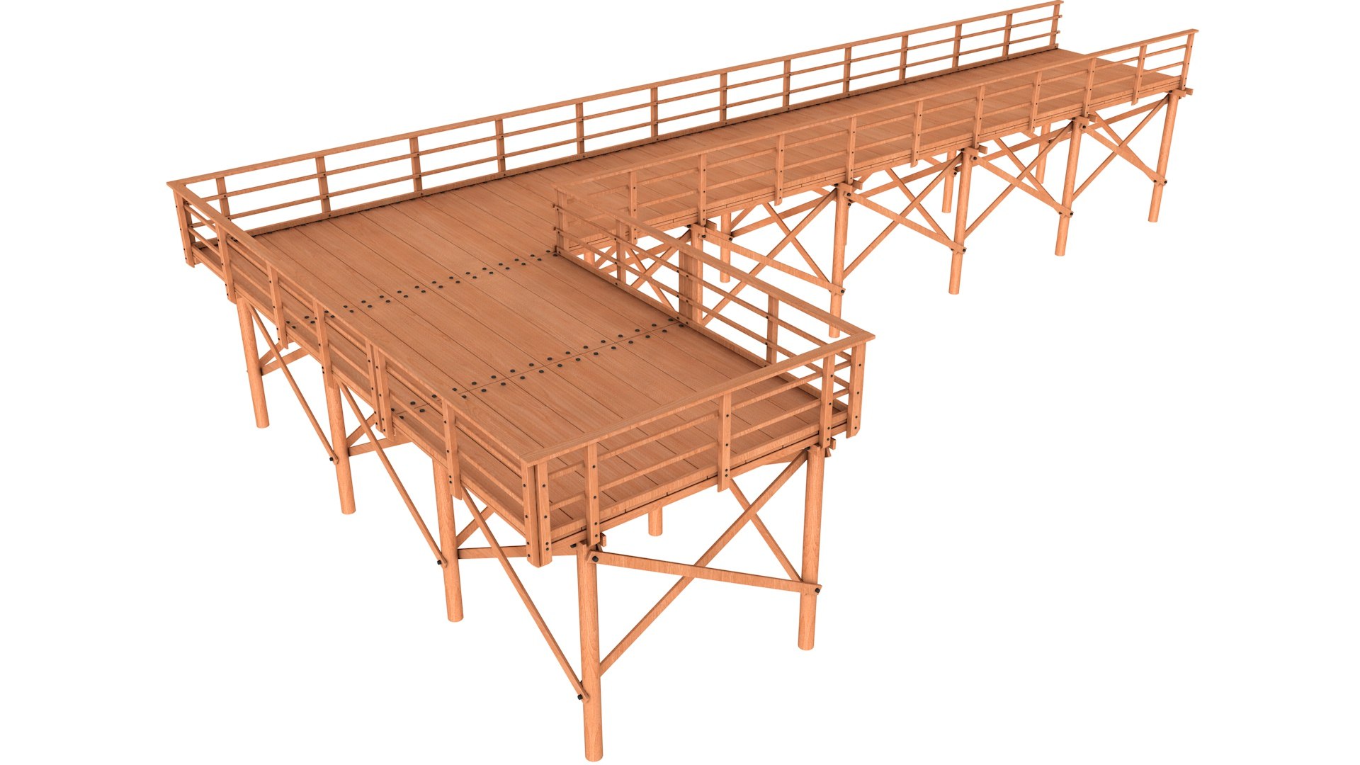 3D Pier Model - TurboSquid 1852524