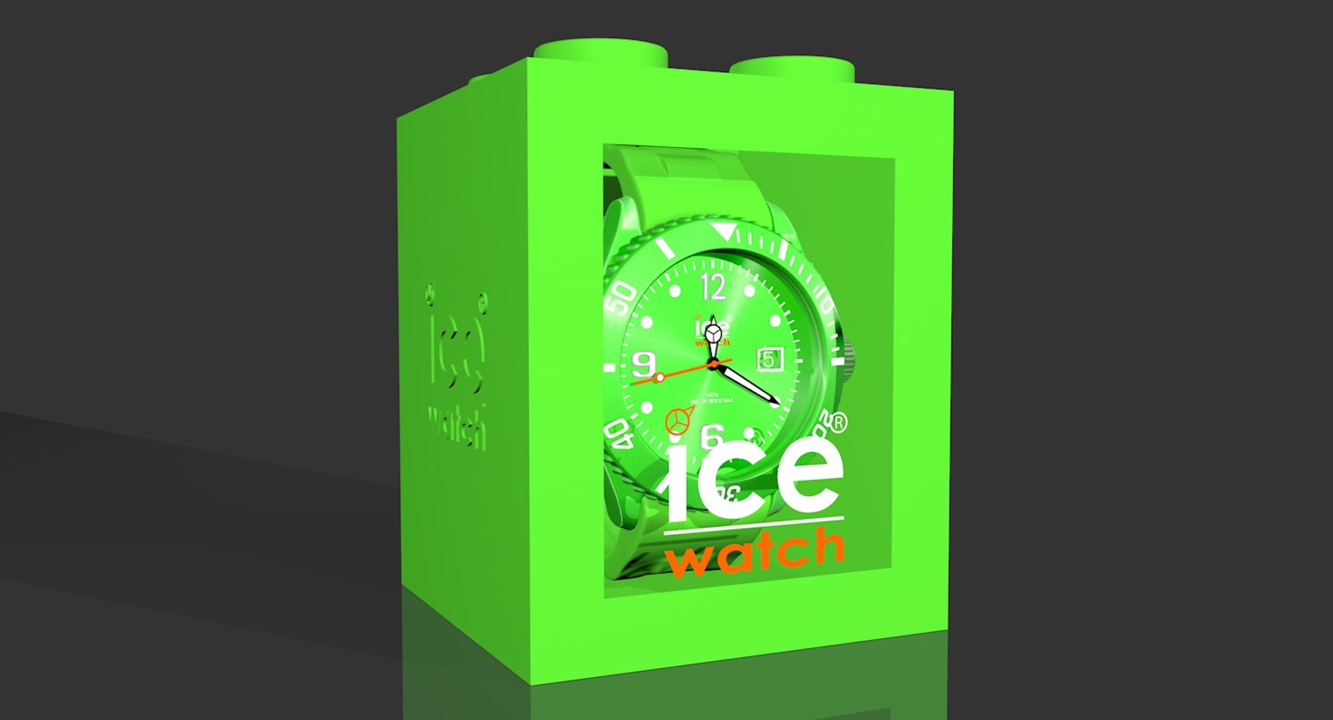 Green Ice Watch Obj