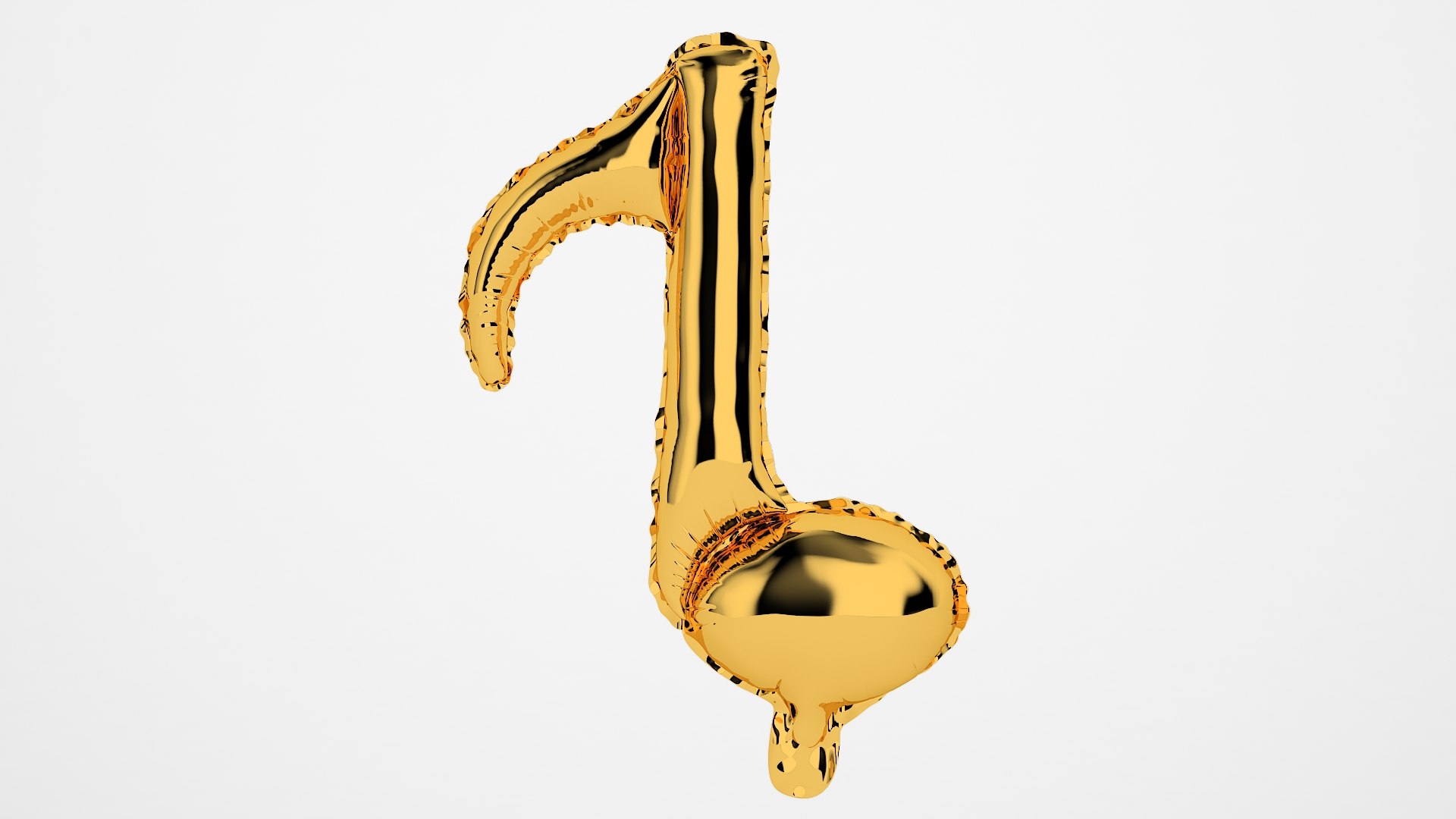 3D Foil Balloon Note Model - TurboSquid 1455655