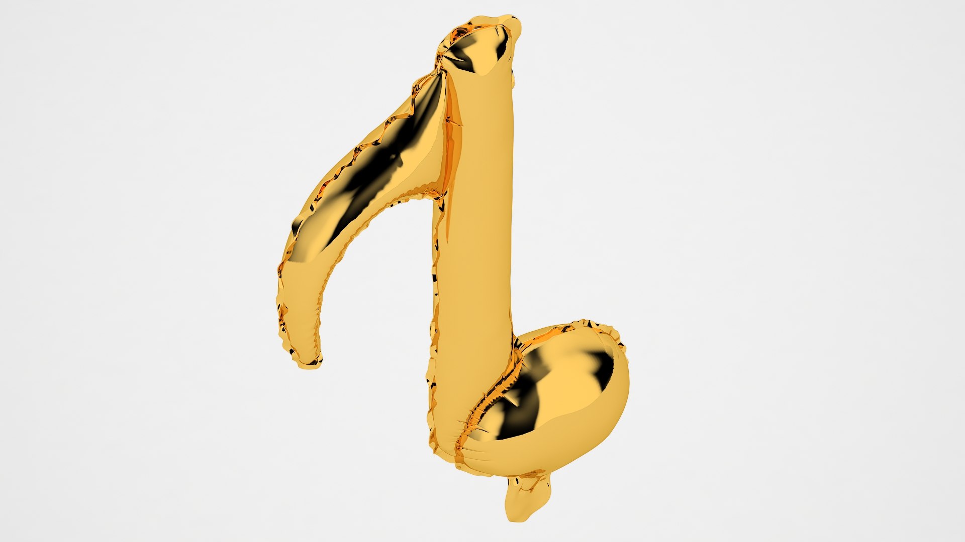 3D Foil Balloon Note Model - TurboSquid 1455655