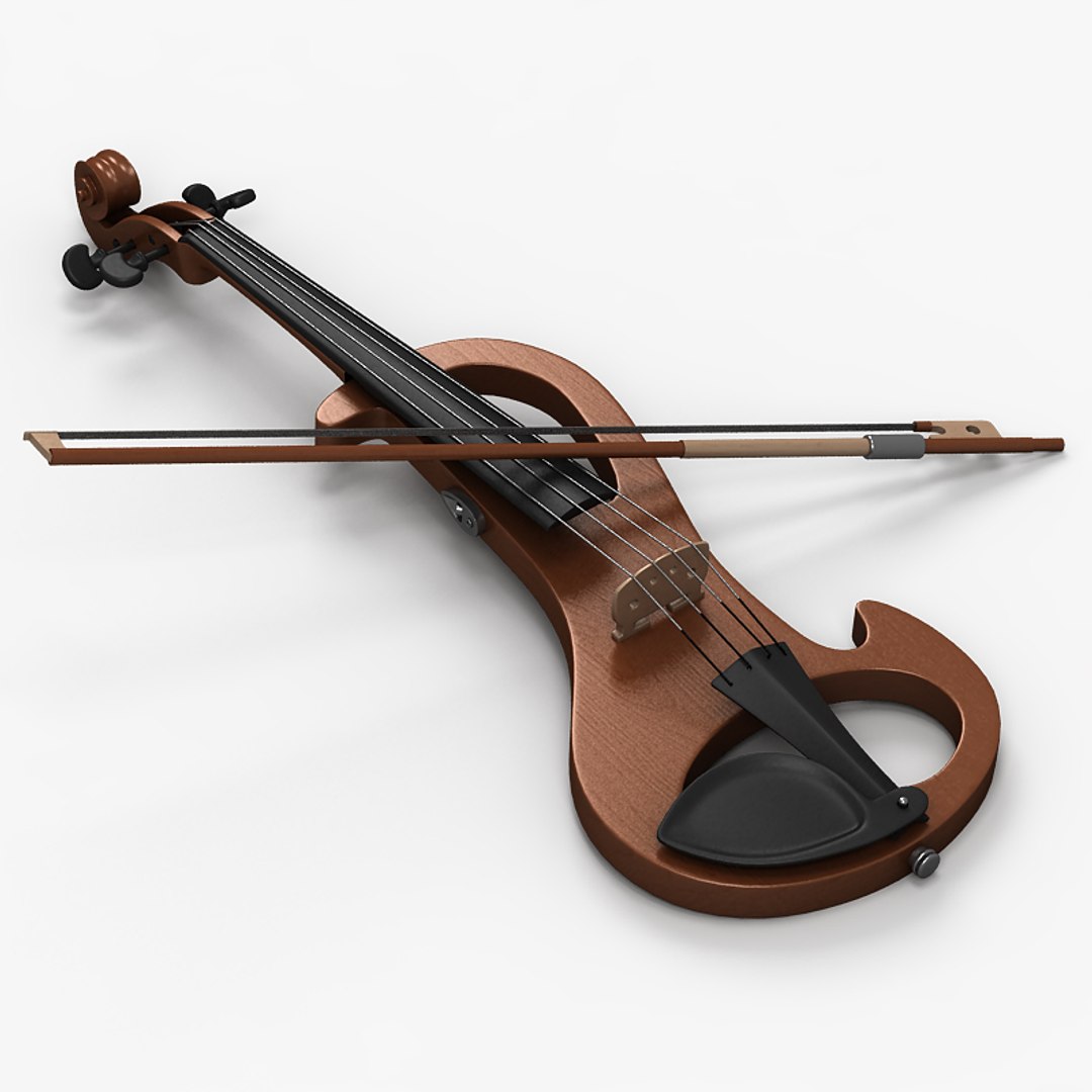 Electric Violin 2 3d Model