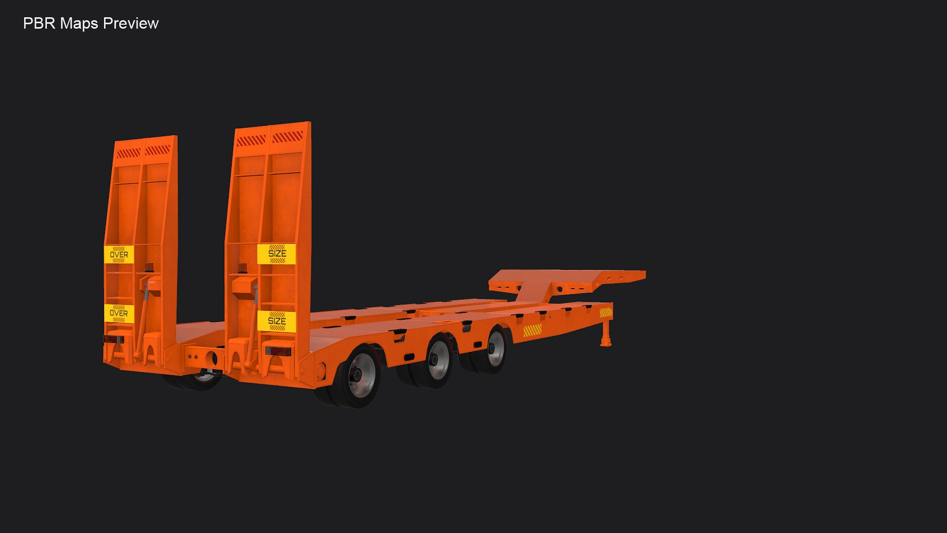 Low Loader Trailer 3D Model - TurboSquid 2025143