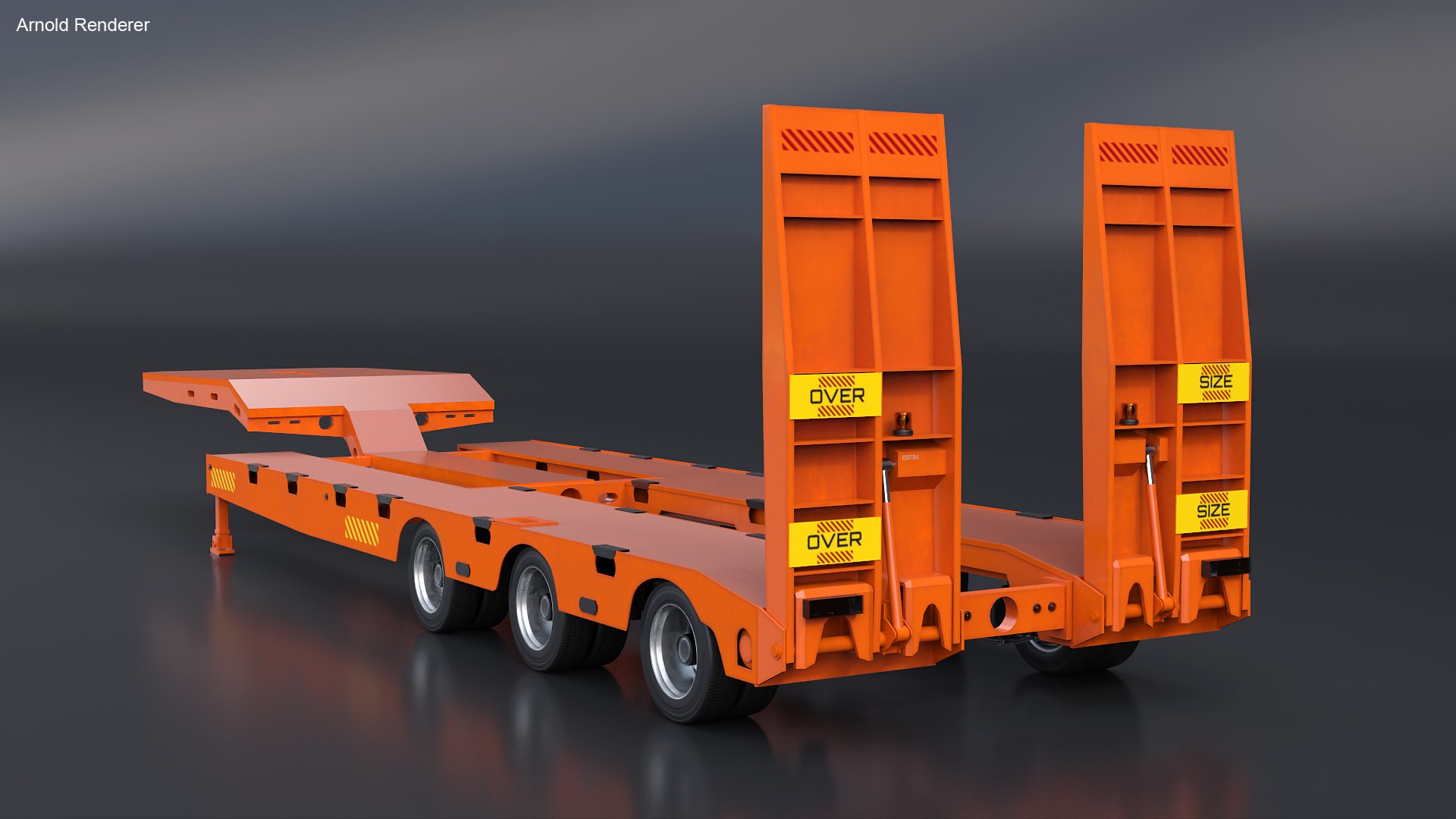Low Loader Trailer 3D Model - TurboSquid 2025143