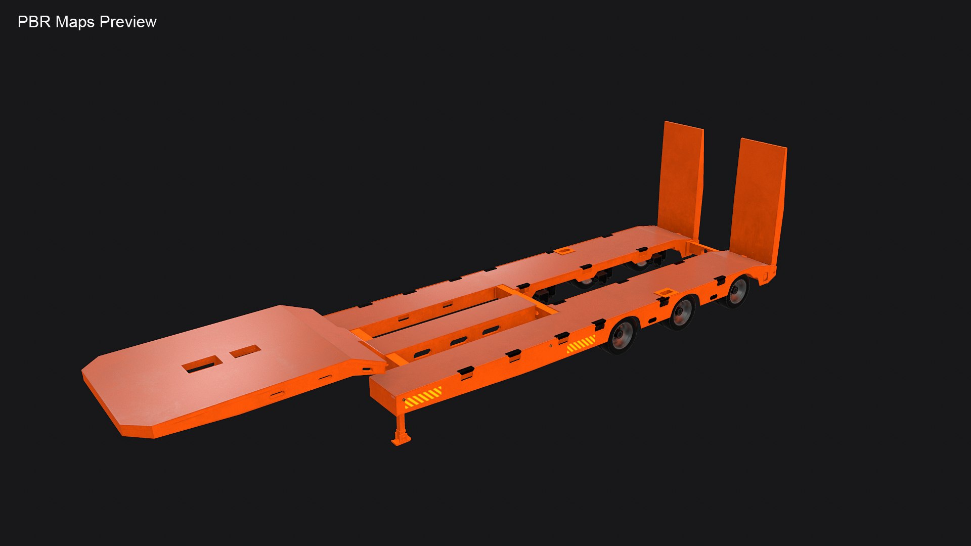 Low Loader Trailer 3D Model - TurboSquid 2025143