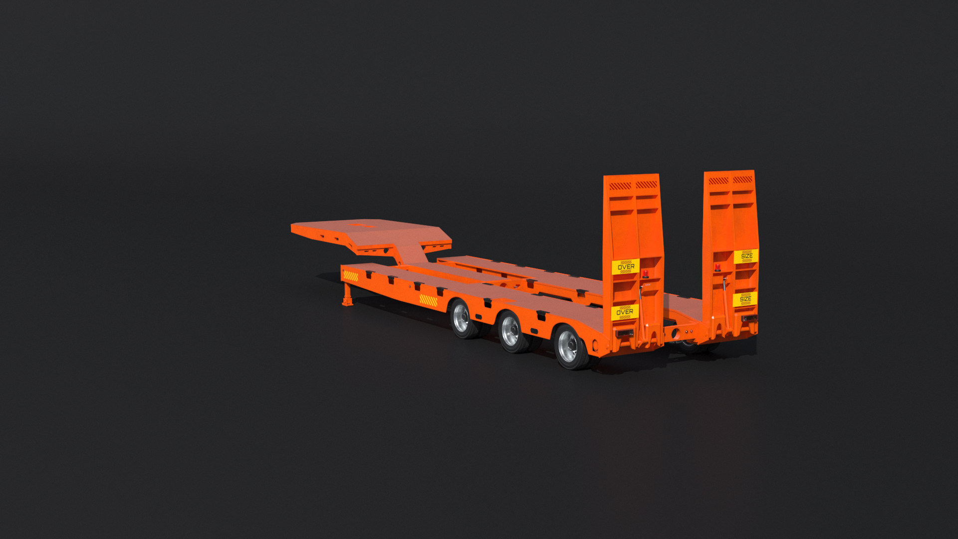 Low Loader Trailer 3D Model - TurboSquid 2025143