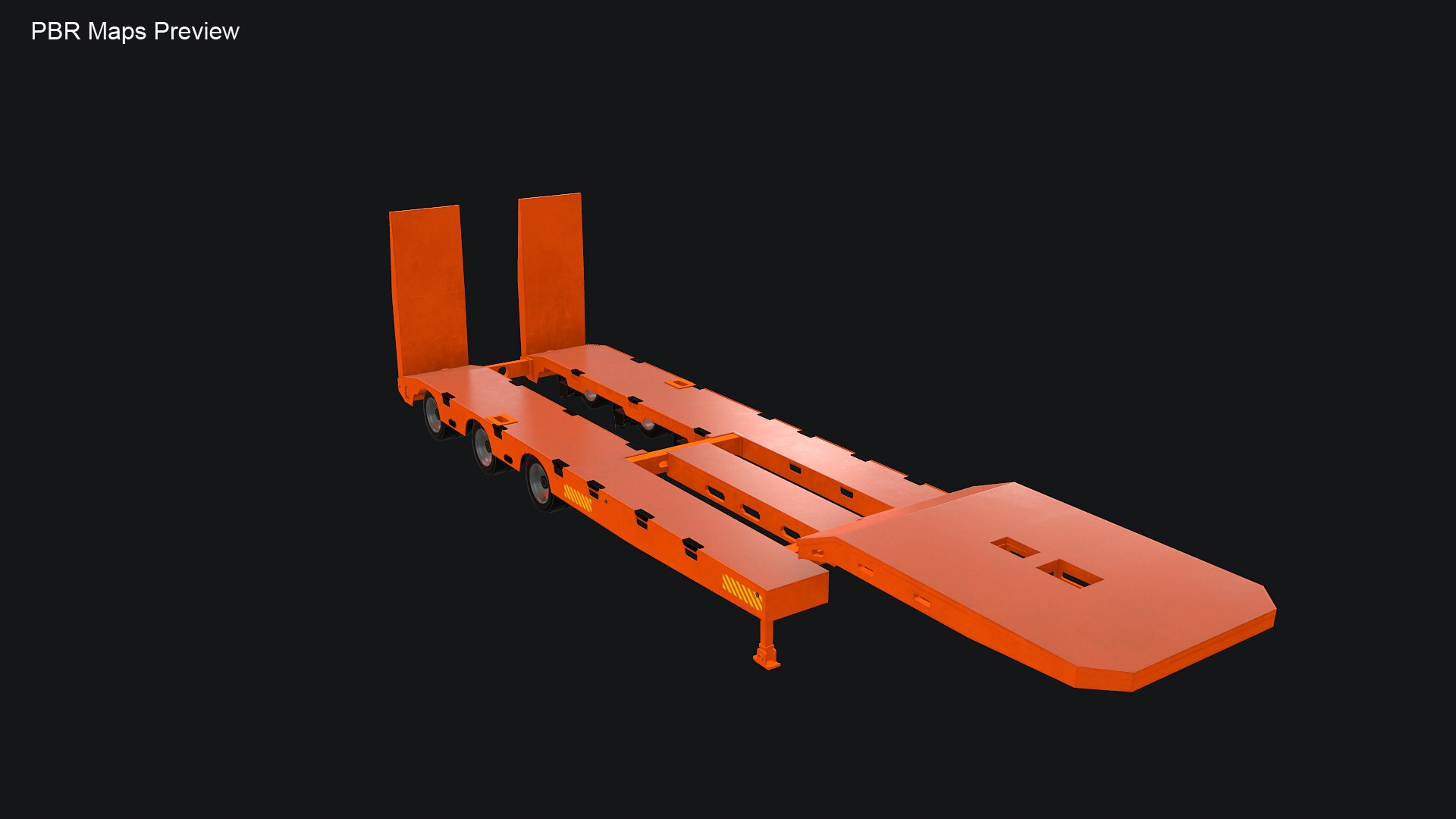 Low Loader Trailer 3D Model - TurboSquid 2025143
