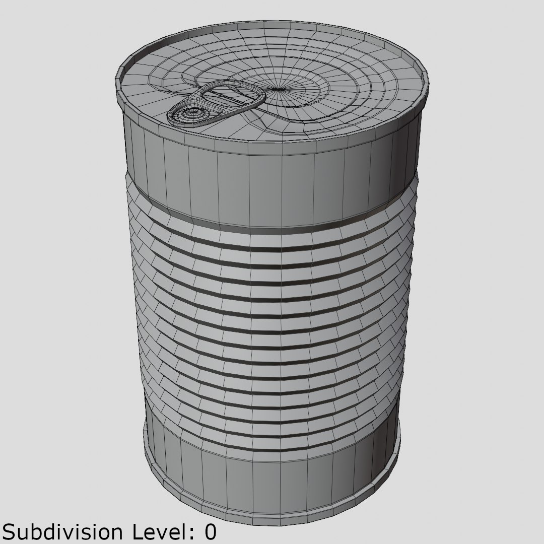 Realistic Tin 3D - TurboSquid 1616727