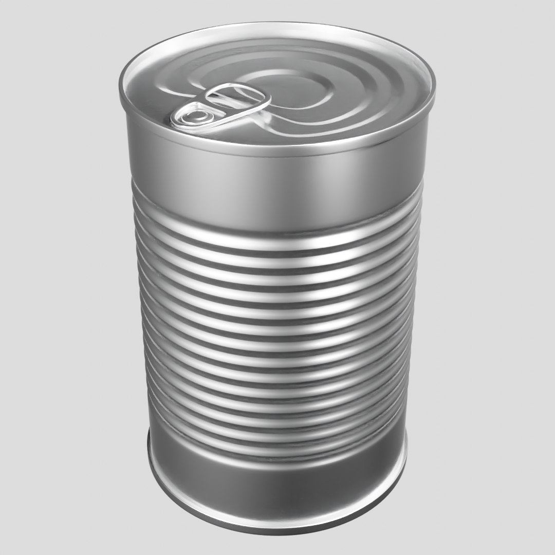 Realistic Tin 3D - TurboSquid 1616727