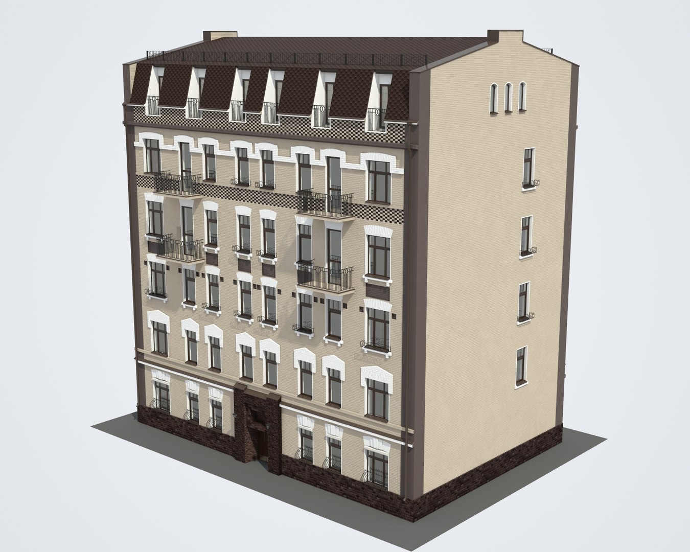 3D building moscow model - TurboSquid 1372668