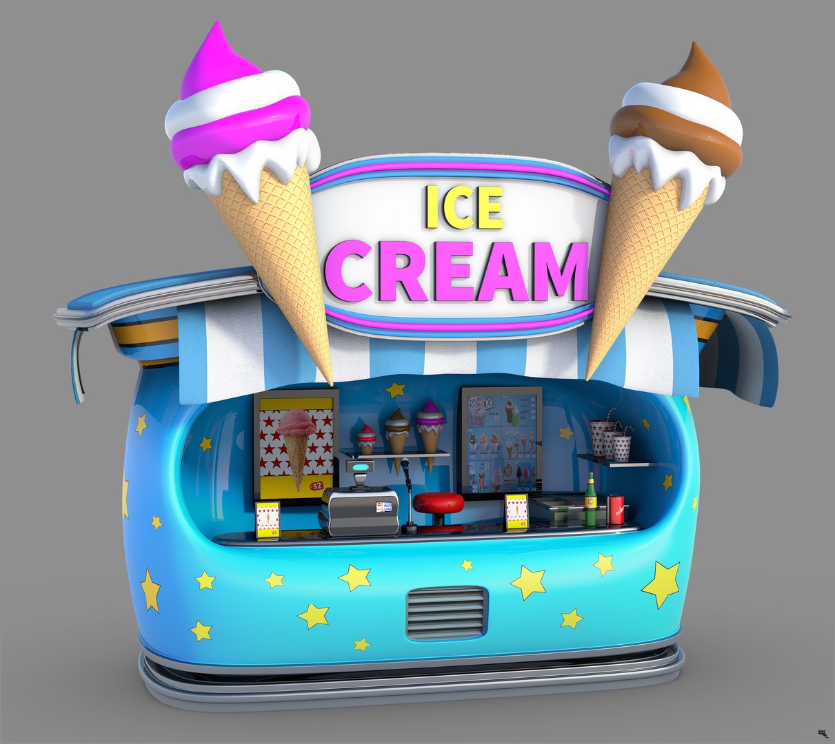 3D Model Polygons Scene - TurboSquid 1269479
