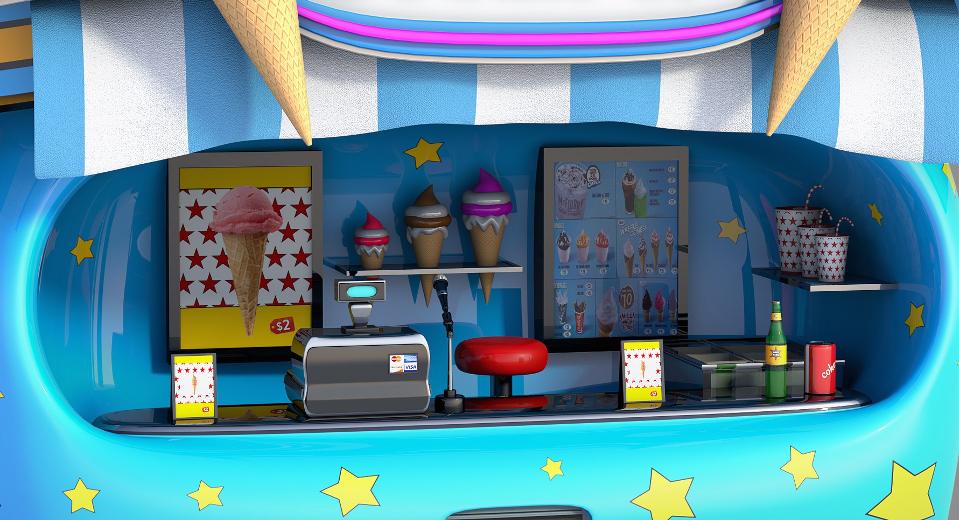 3D Model Polygons Scene - TurboSquid 1269479