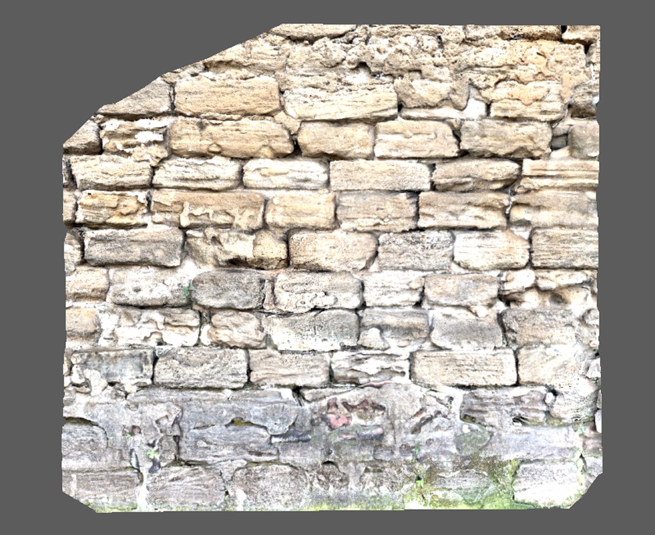 3D Gate Wall Of A Beautiful Fort Built Thousands Of Years Ago Model ...