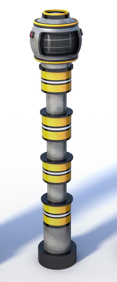 Sci-fi Column 3D Model - TurboSquid 1260138