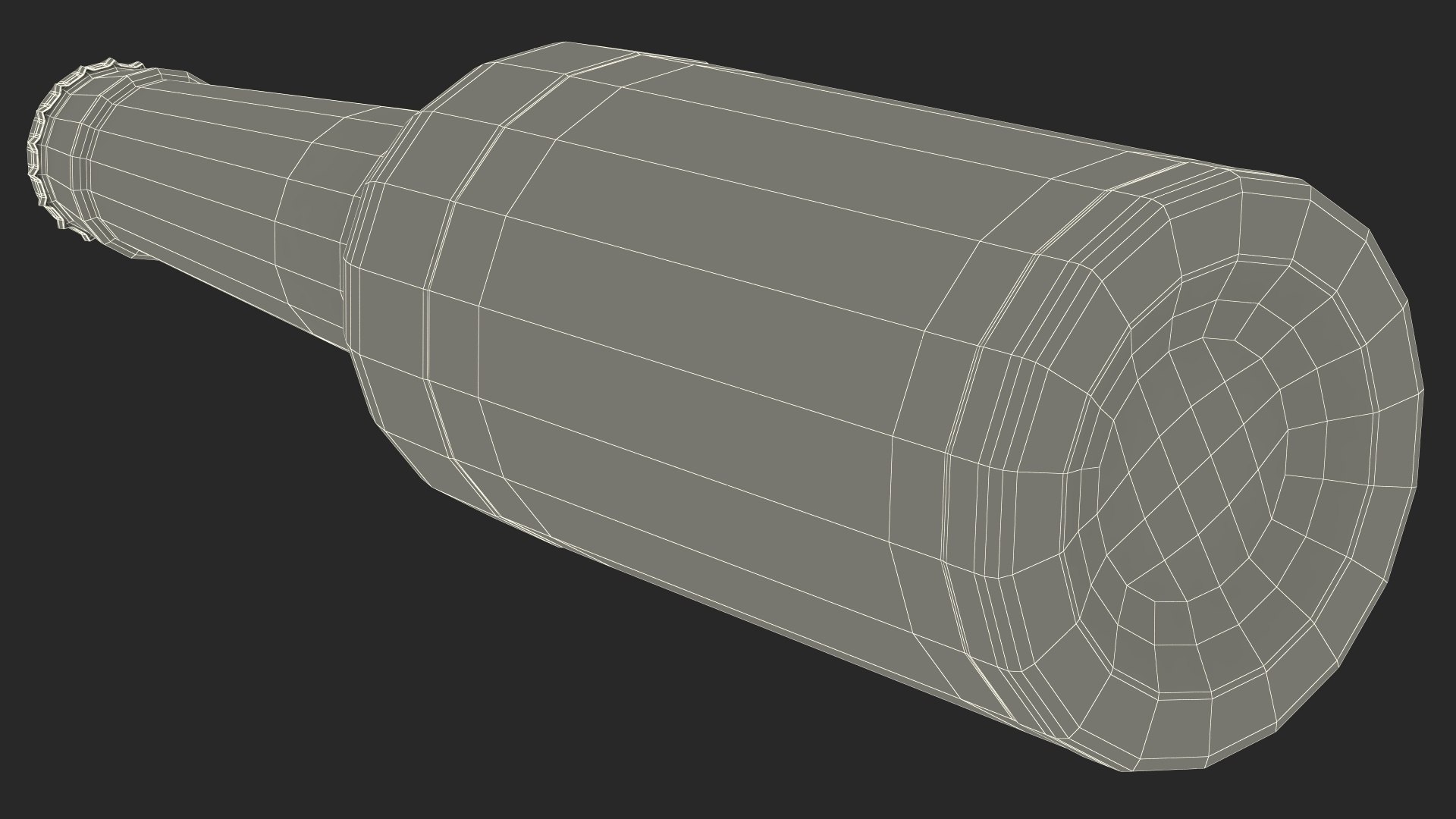 3D Glass Beer Bottle With Label Model - TurboSquid 2206394