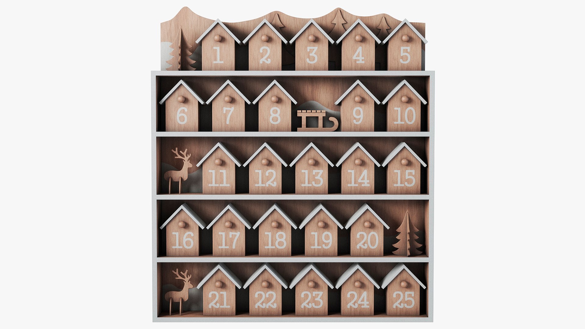 Advent Calendar 3D Model - TurboSquid 1992454