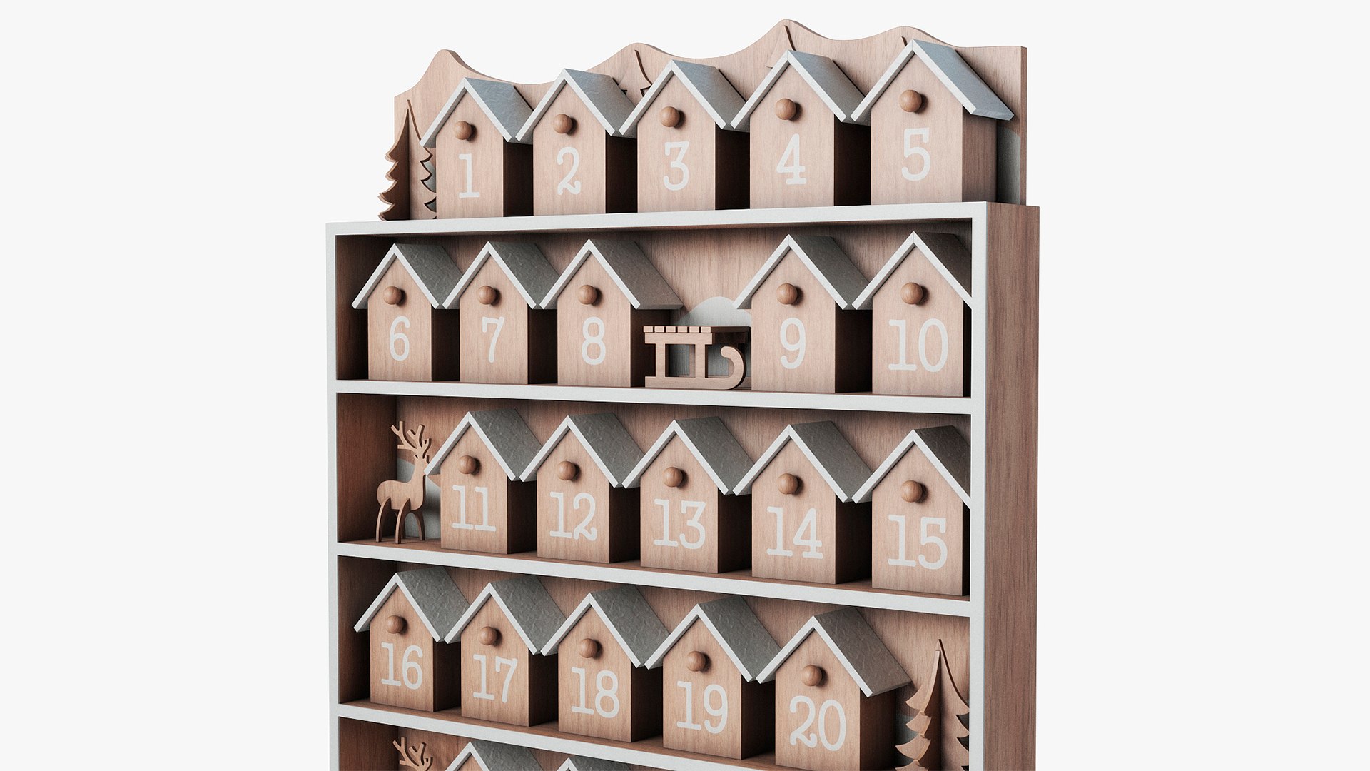 Advent Calendar 3D Model - TurboSquid 1992454