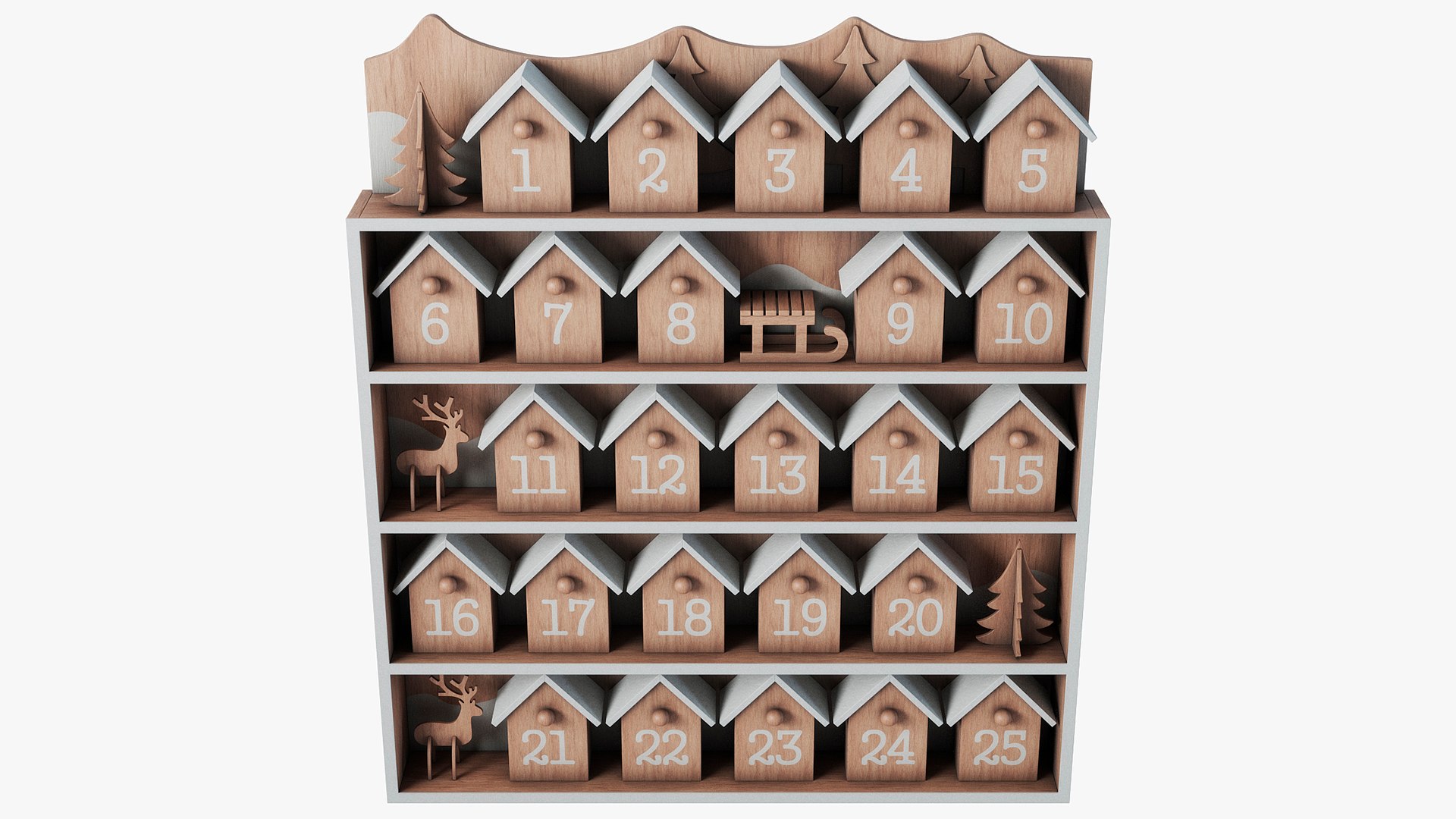 Advent Calendar 3D Model - TurboSquid 1992454