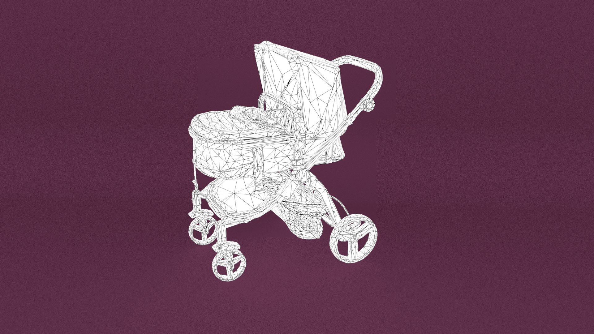 Baby Stroller Model - TurboSquid 2191992
