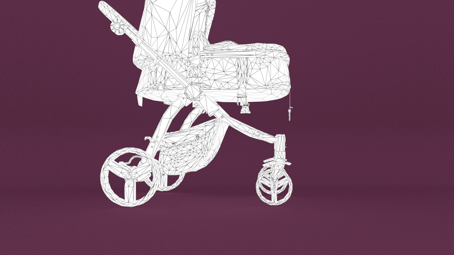 Baby Stroller Model - TurboSquid 2191992