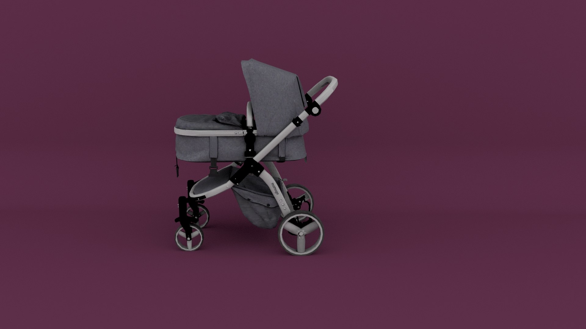 Baby Stroller Model - TurboSquid 2191992