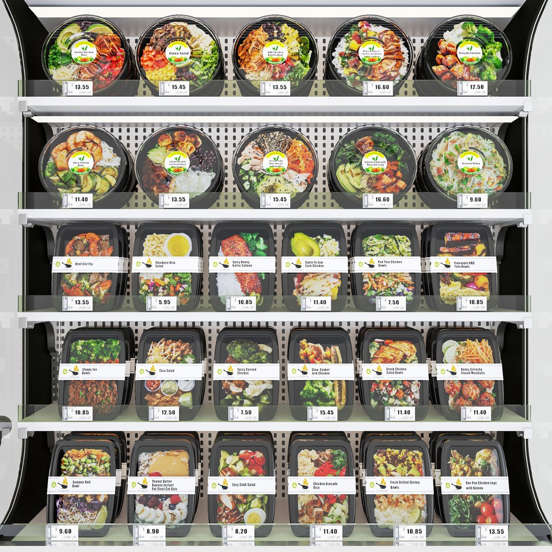 3D Lunch Box Counter LB02 - TurboSquid 2018478