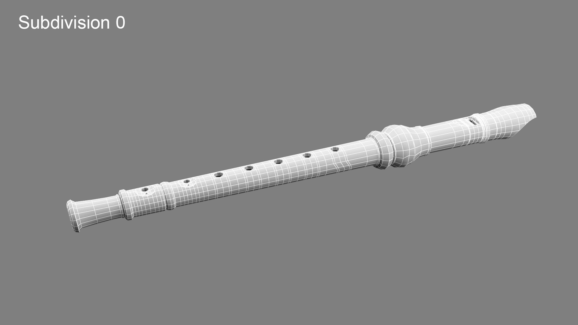3D Flute Recorder Model - TurboSquid 2010017