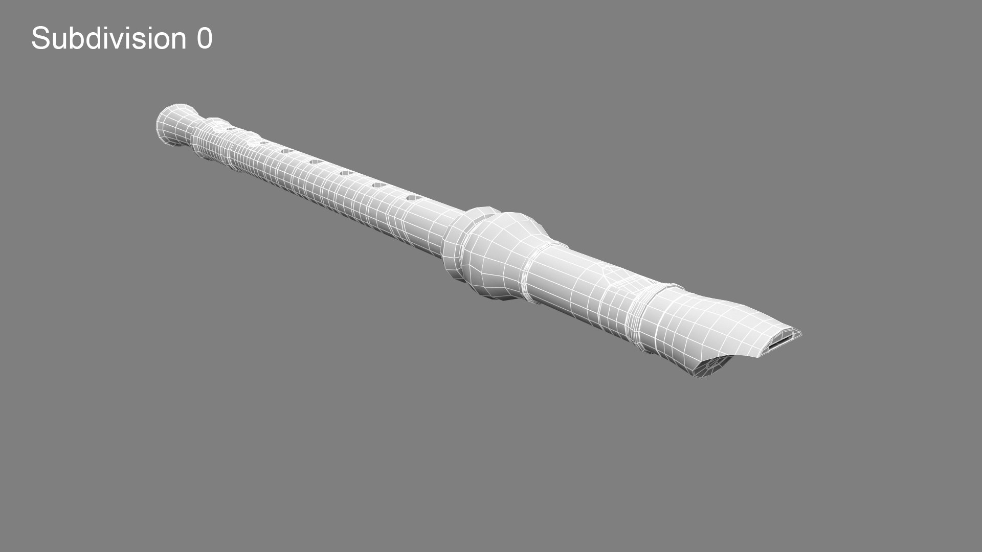 3D Flute Recorder Model - TurboSquid 2010017