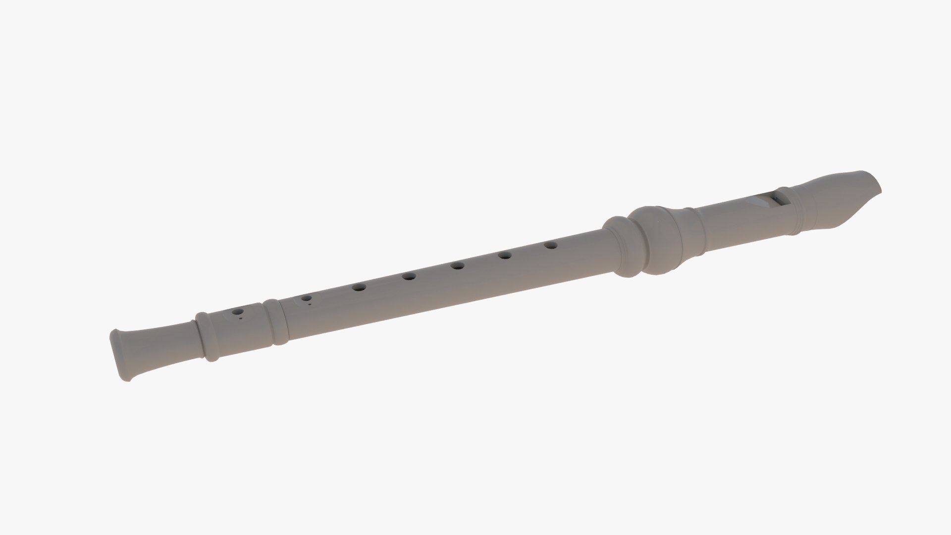 3D Flute Recorder Model - TurboSquid 2010017