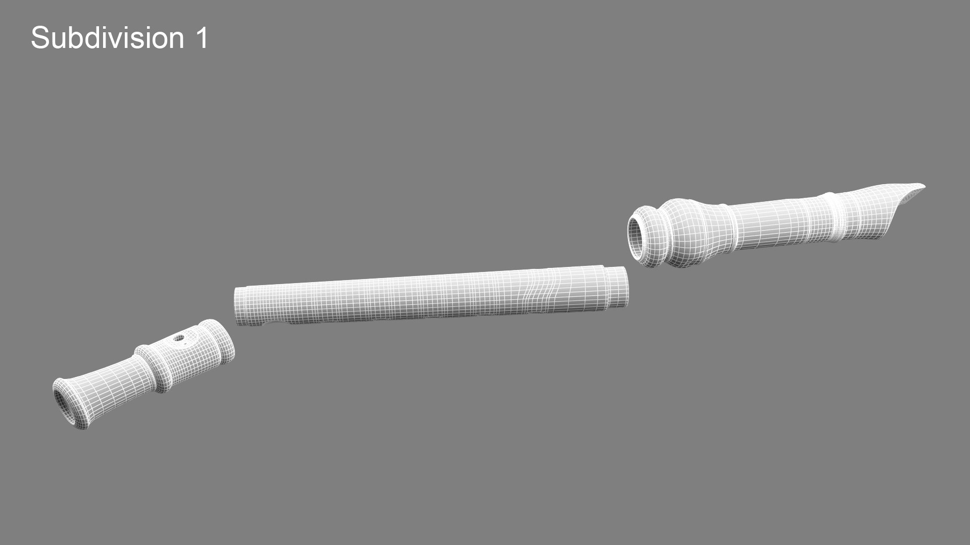 3D Flute Recorder Model - TurboSquid 2010017