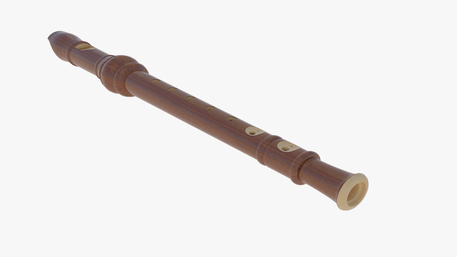 3D Flute Recorder Model - TurboSquid 2010017