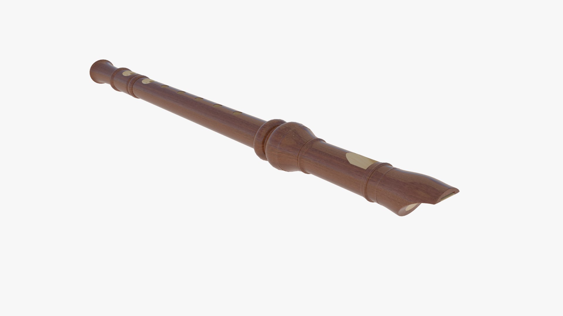 3D Flute Recorder Model - TurboSquid 2010017