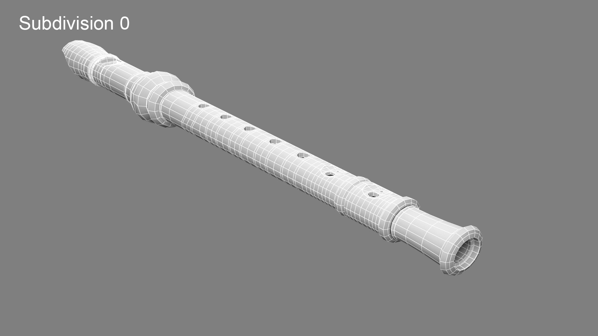 3D Flute Recorder Model - TurboSquid 2010017