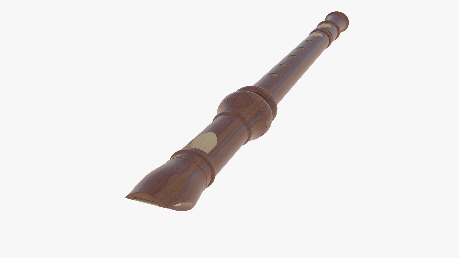 3D Flute Recorder Model - TurboSquid 2010017