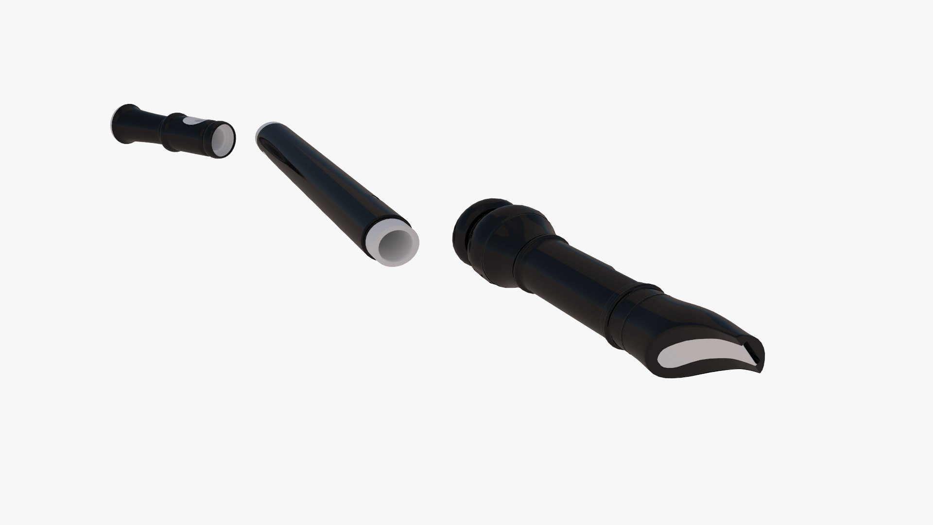 3D Flute Recorder Model - TurboSquid 2010017