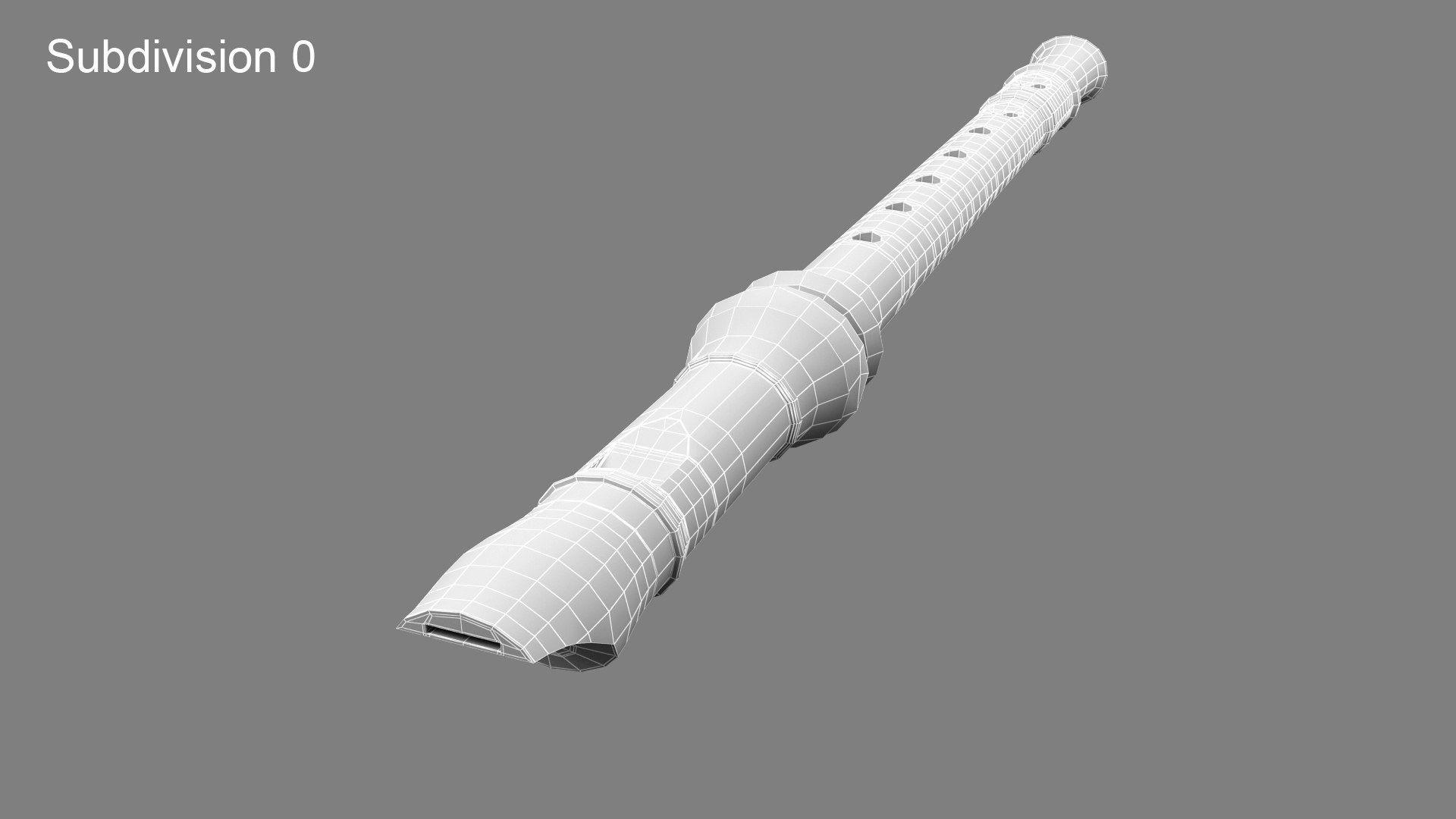 3D Flute Recorder Model - TurboSquid 2010017