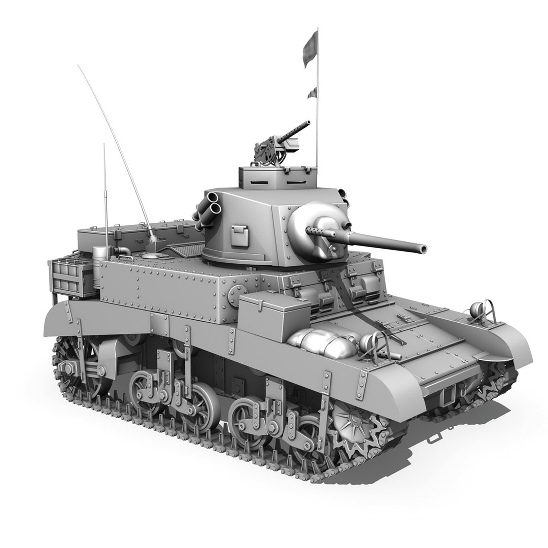 3d british - m3 light tank